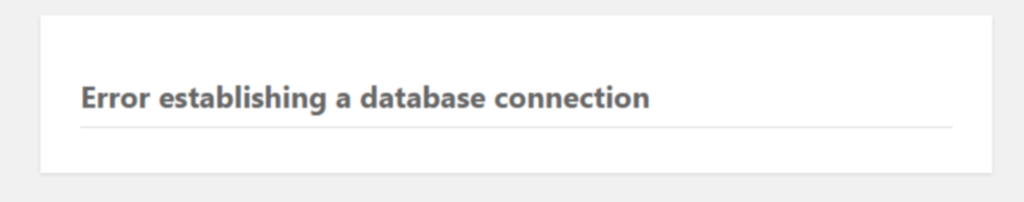 How to fix database Error on WordPress | Tuvoc Technologies