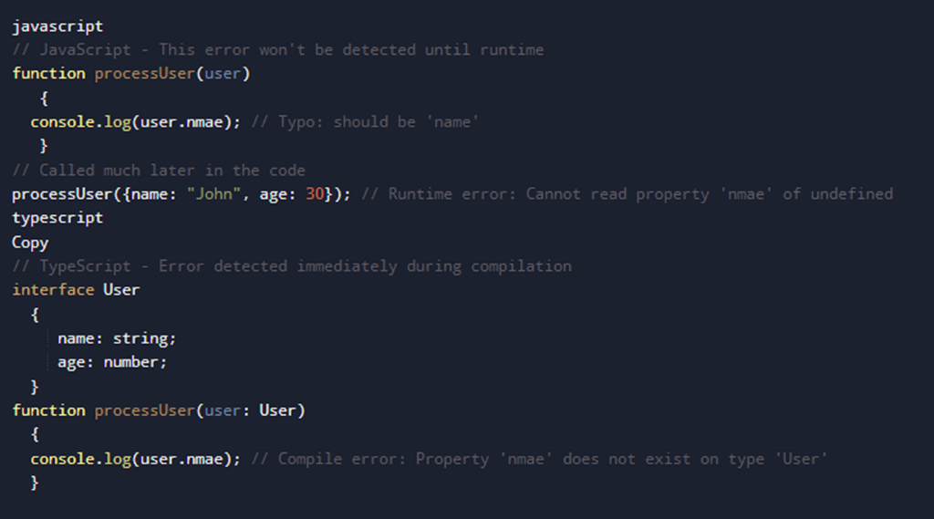 TypeScript vs. JavaScript: Which is Better for Web App dev?